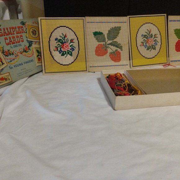 Ann Orr | Art | Vtg 95s Sampler Cards For Young Fingers By Anne Orr ...
